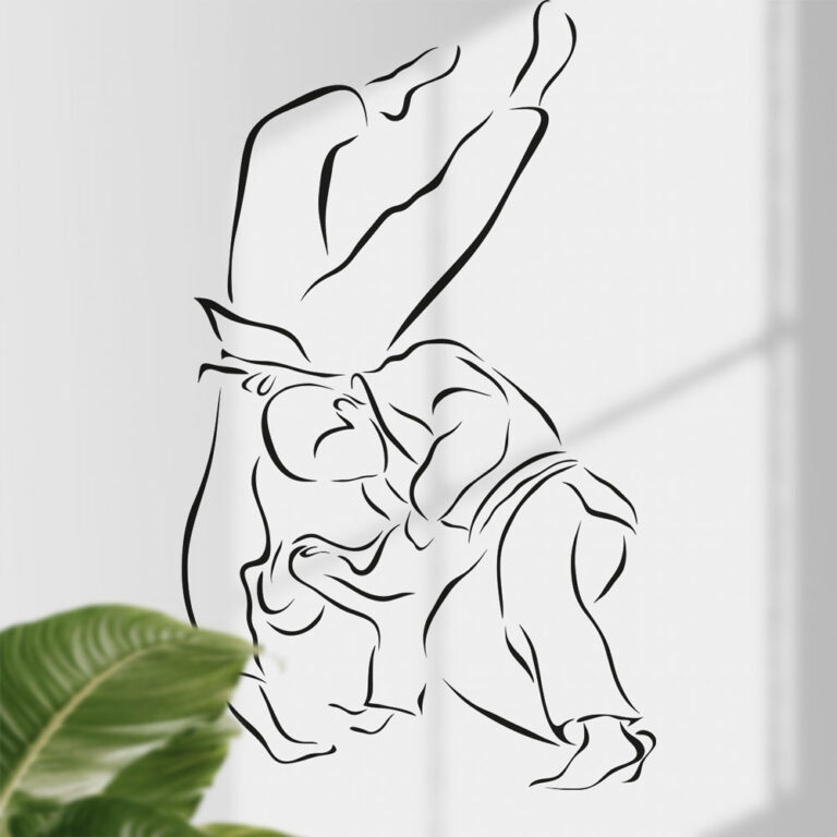 Sticker Judo | Stickers Sports | StickerDeco.fr