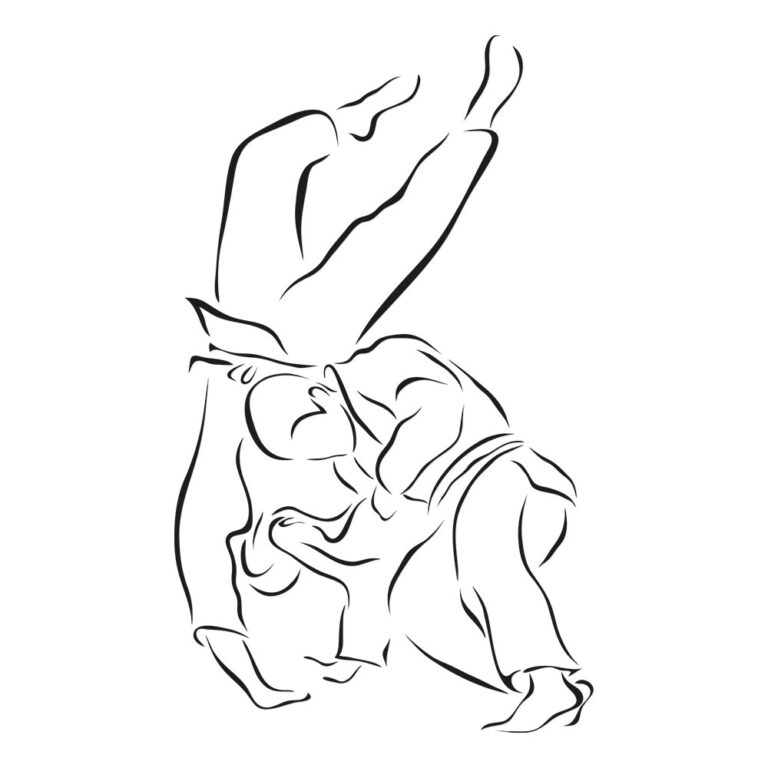 Sticker Judo | Stickers Sports | StickerDeco.fr