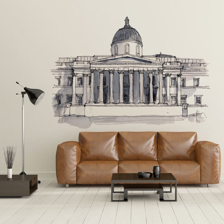 Sticker National Gallery - Stickers Monuments | Stickerdeco.fr