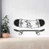 Sticker Skate Cassé | Stickers Autocollants Sport | StickerDeco.fr