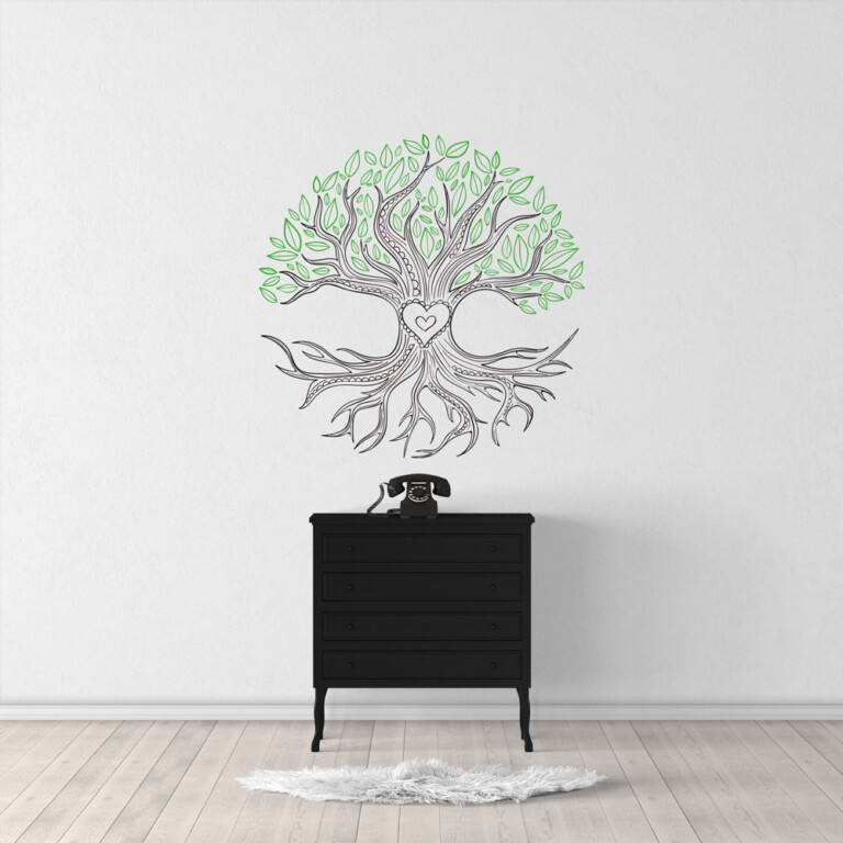 Sticker Arbre Illustration | Autocollants Arbres | Stickerdeco.fr
