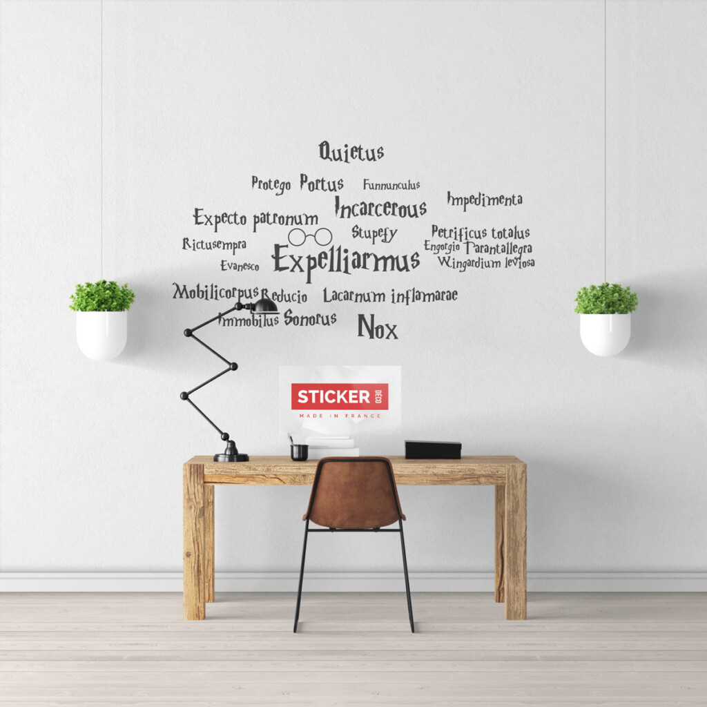 Sticker Harry Potter Sortilèges - Autocollants | Stickerdeco.fr
