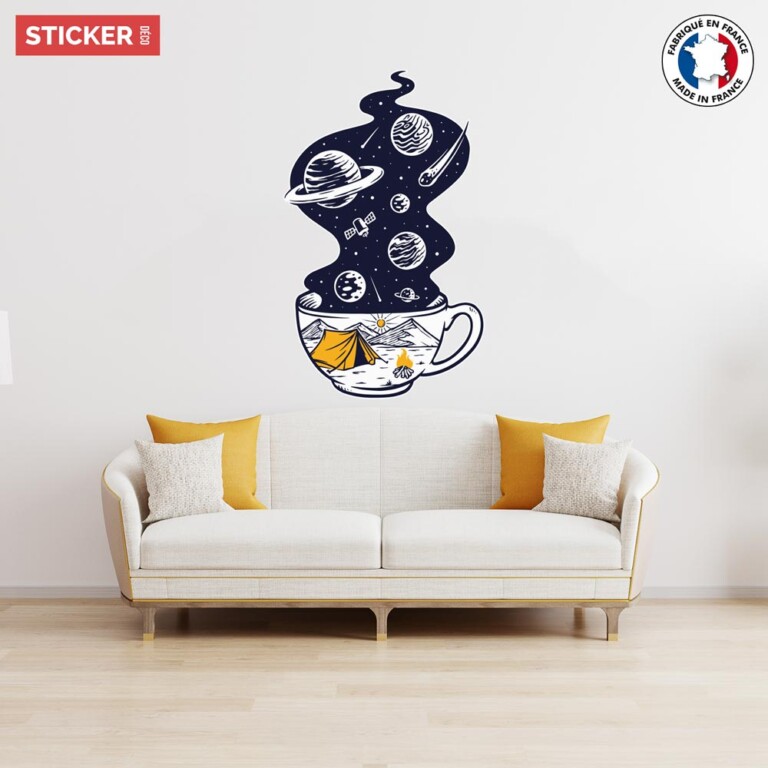 Sticker Espace | Stickers Galaxie | Autocollants | Stickerdeco.fr