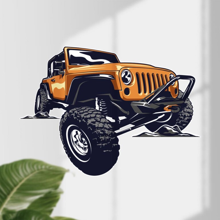 Sticker Jeep | Stickers Automobiles | Sticker Voiture | Stickerdeco.fr