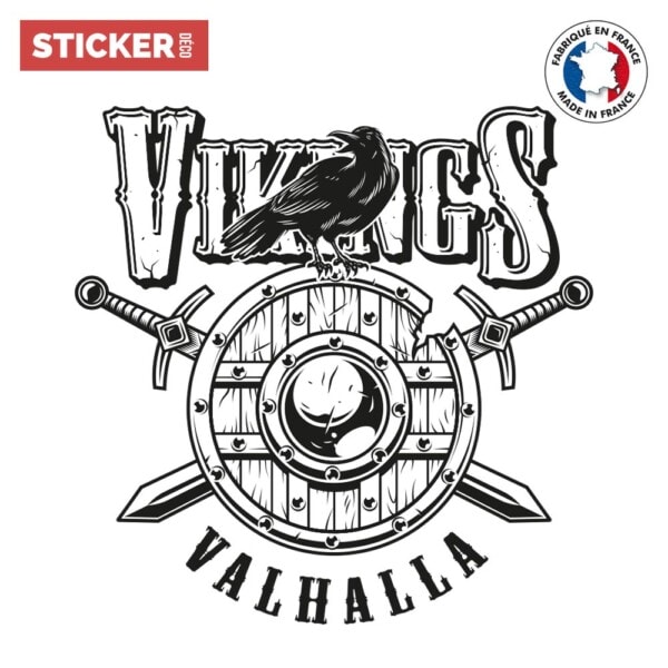 Sticker Viking Valhalla | Autocollants | Stickerdeco.fr
