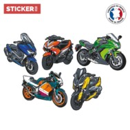 Sticker Moto Vintage | Stickers Motos | StickerDeco.fr