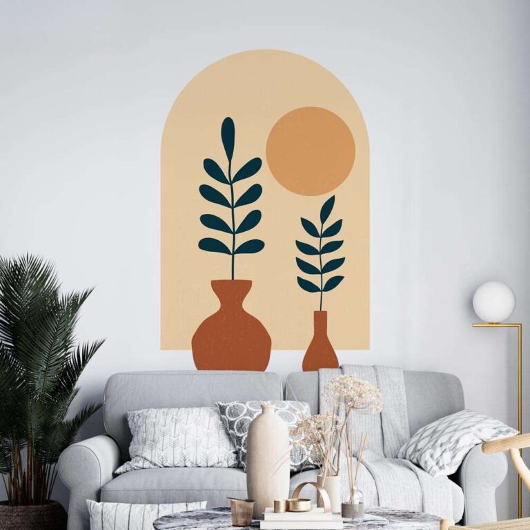 Sticker Arche Terre Cuite | Sticker Minimaliste | StickerDeco.fr