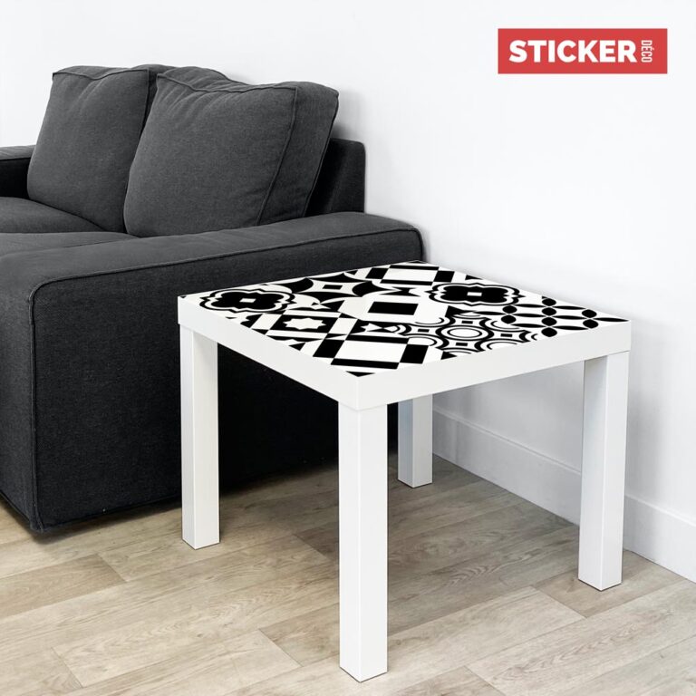 Sticker Ikea Lack Monochrome | Stickers Meuble | StickerDeco.fr