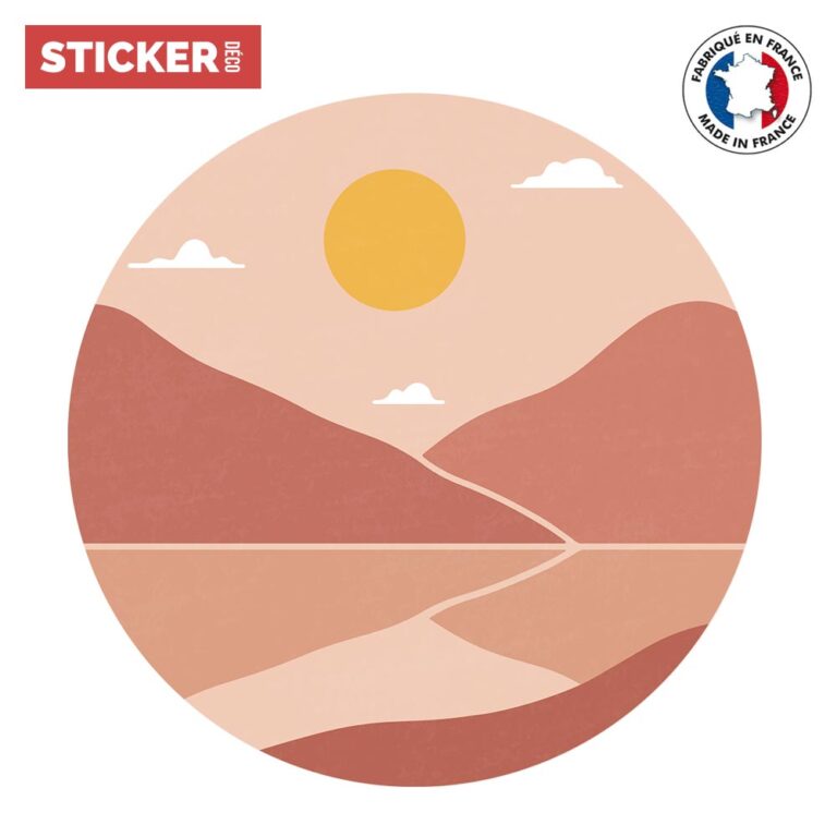 Sticker Arche et Vases | Sticker Minimaliste | Stickerdeco.fr