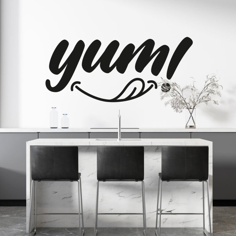 Sticker Citation Yum | Autocollants | Stickerdeco.fr