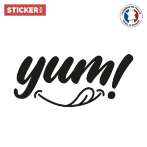 Sticker Citation Yum | Autocollants | Stickerdeco.fr