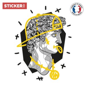 Sticker Sculpture Graffiti | Autocollant | Stickerdeco.fr