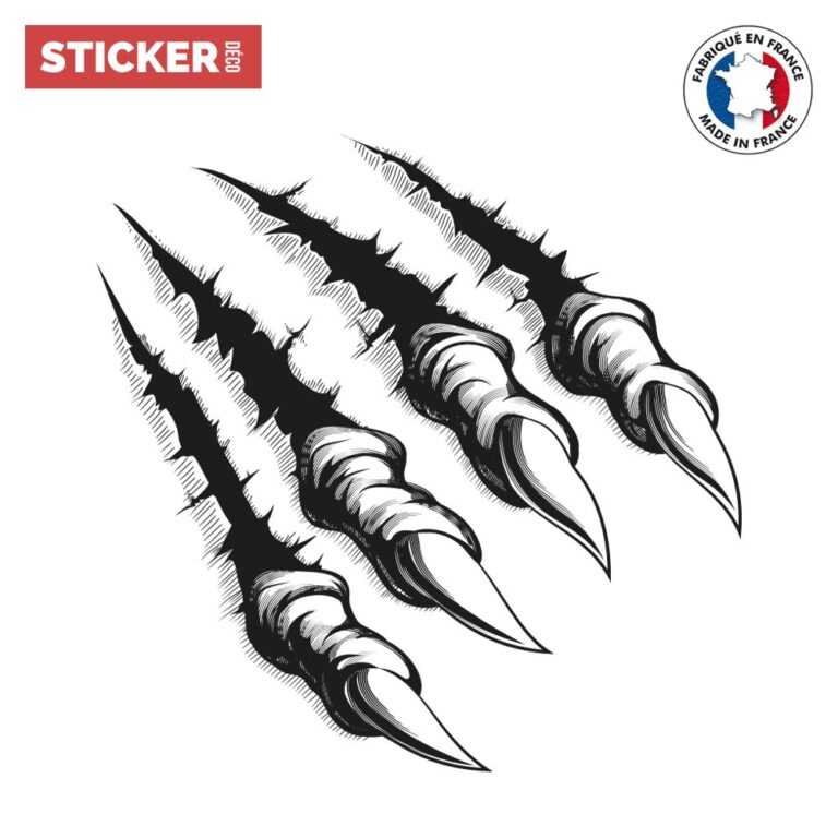 Sticker Monster Griffe | Stickers Dinosaures | Stickerdeco.fr