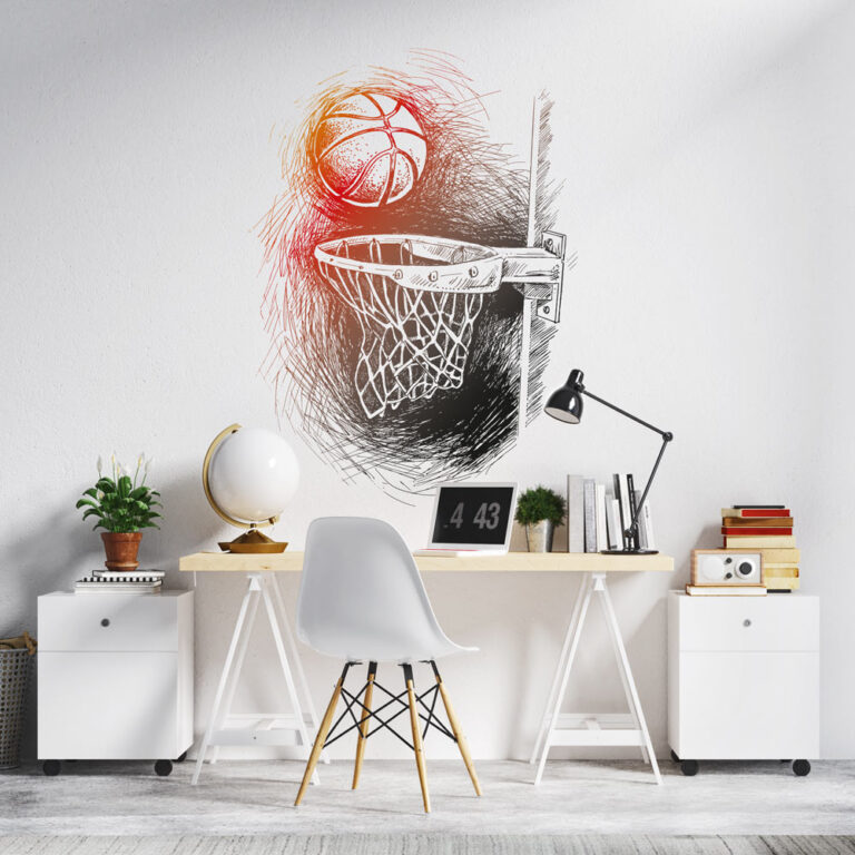 Sticker Basketball | Stickers Autocollants | Stickerdeco.fr