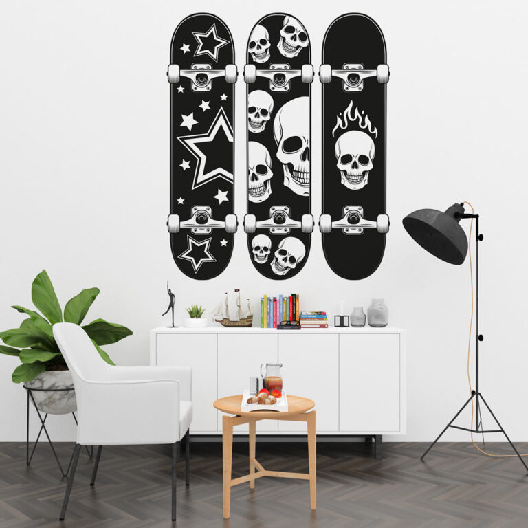 Stickers 3x Skates | Sticker Autocollant | Stickerdeco.fr