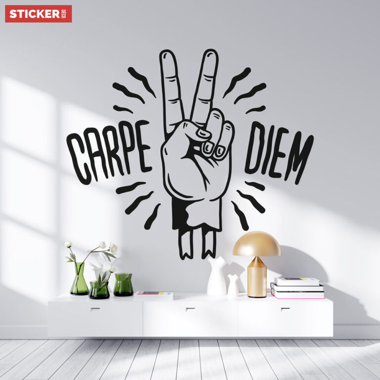 Sticker Carpe Diem | Stickers Citations | Stickerdeco.fr