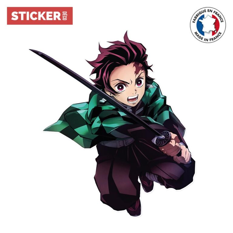 Sticker Demon Slayer Tanjiro | Autocollant | Stickerdeco.fr