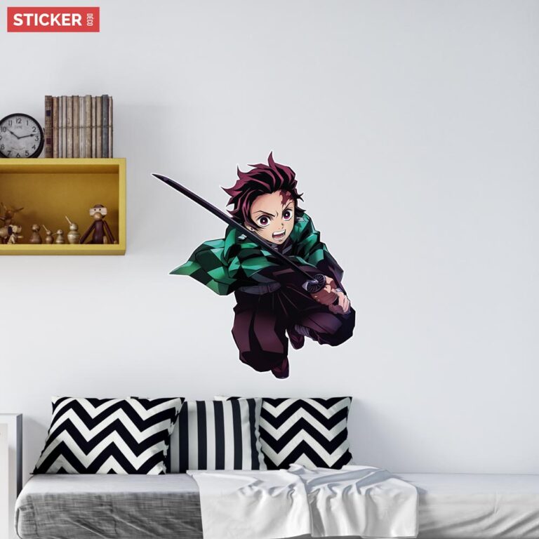 Sticker Demon Slayer Tanjiro | Autocollant | Stickerdeco.fr