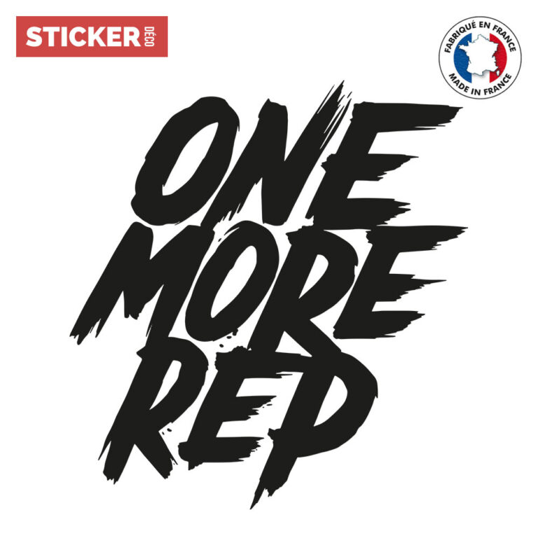 Sticker One More Rep | Stickers Citations Motivation