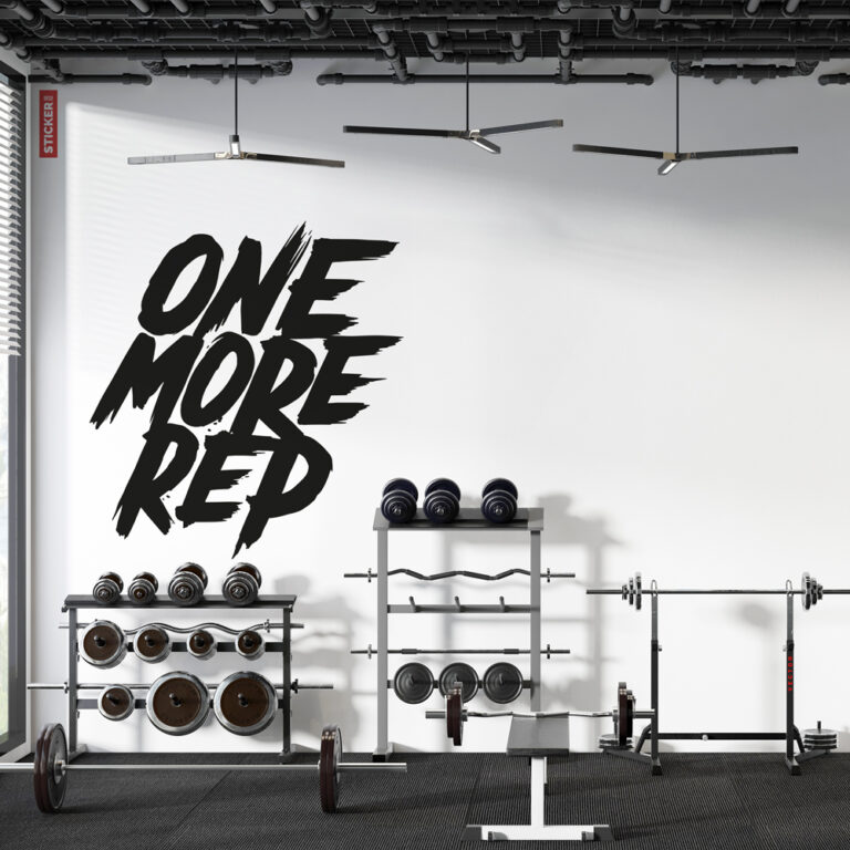 Sticker One More Rep | Stickers Citations Motivation