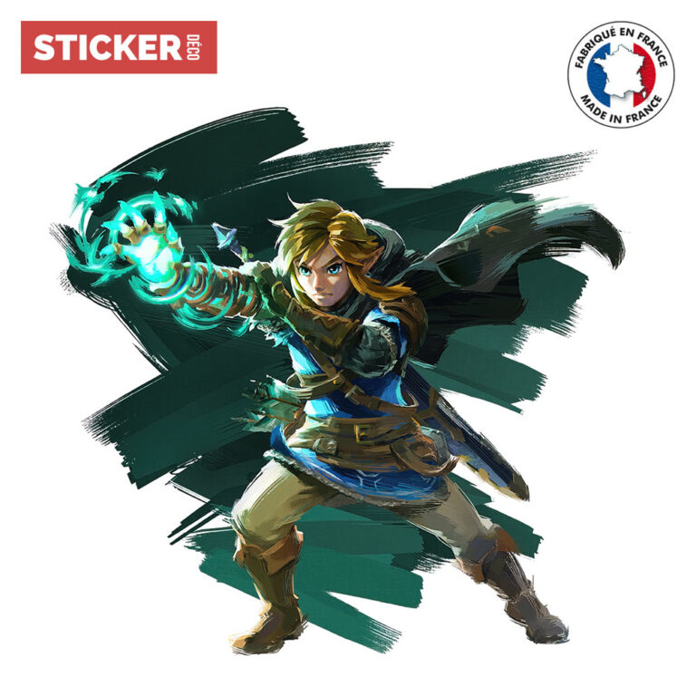 Sticker Zelda Link TOTK | Sticker Zelda | Stickerdeco.fr