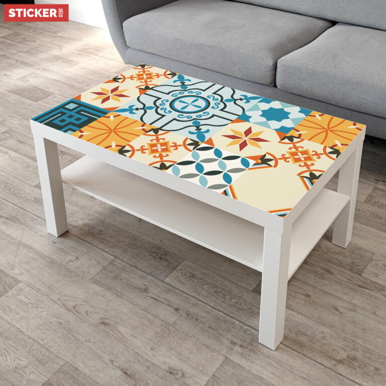 Sticker Ikea Lack Abstrait 90x55cm | Ikea Lack