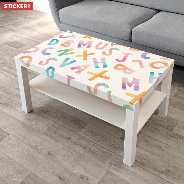 Sticker Ikea Lack Alphabet 90x55cm | Ikea Lack