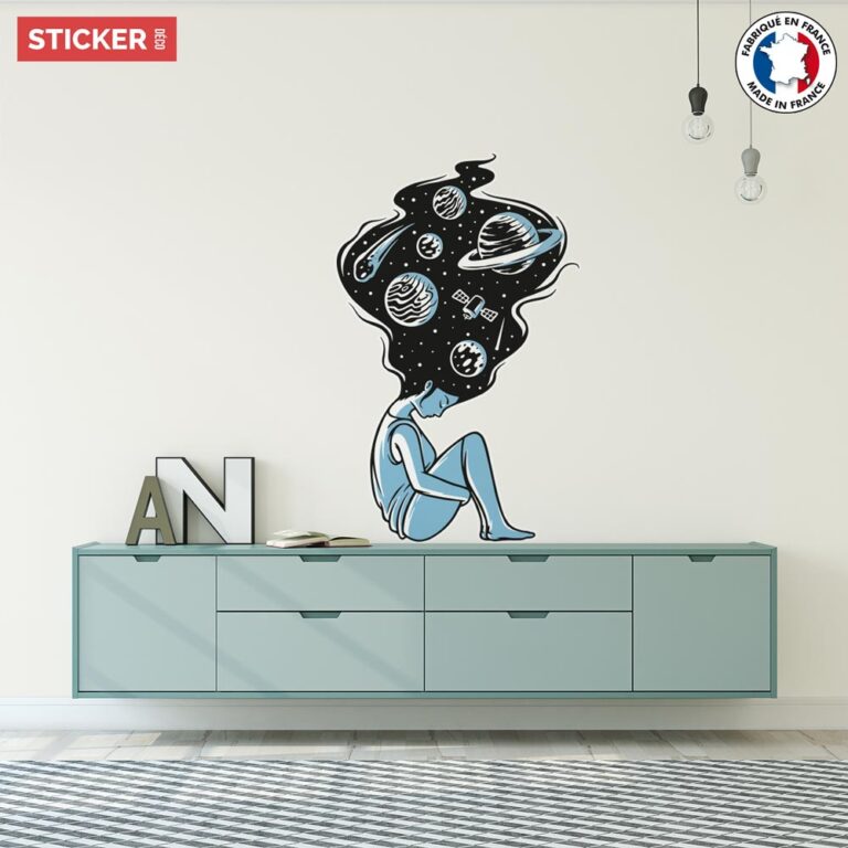 Sticker Espace Mystique | Stickers Galaxie | Stickerdeco.fr