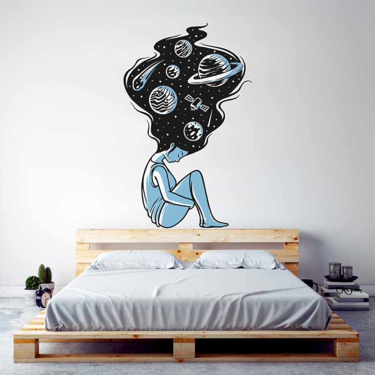 Sticker Espace Mystique | Stickers Galaxie | Stickerdeco.fr