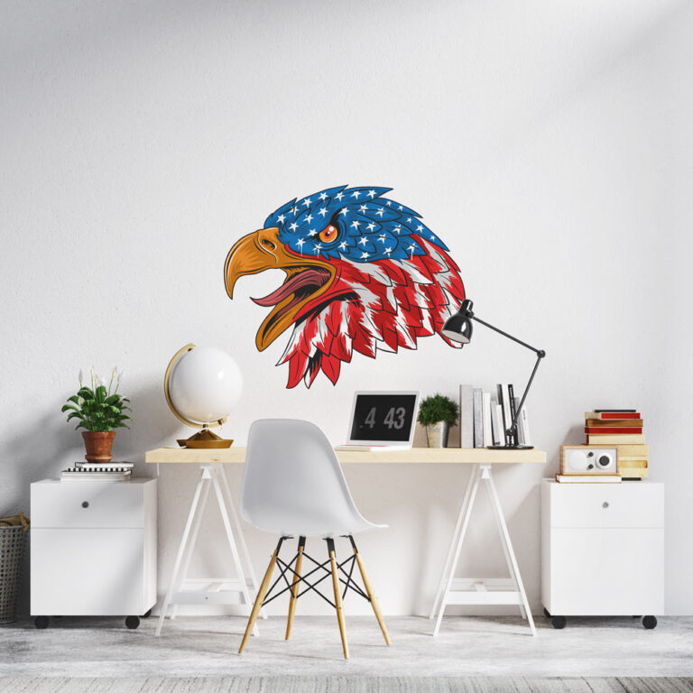 Sticker Aigle USA | Stickers Moto | StickerDeco.fr