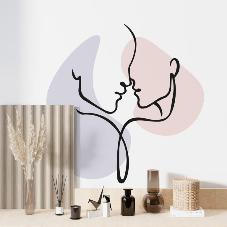 Sticker Amour Minimaliste | Stickers Love | Stickerdeco.fr