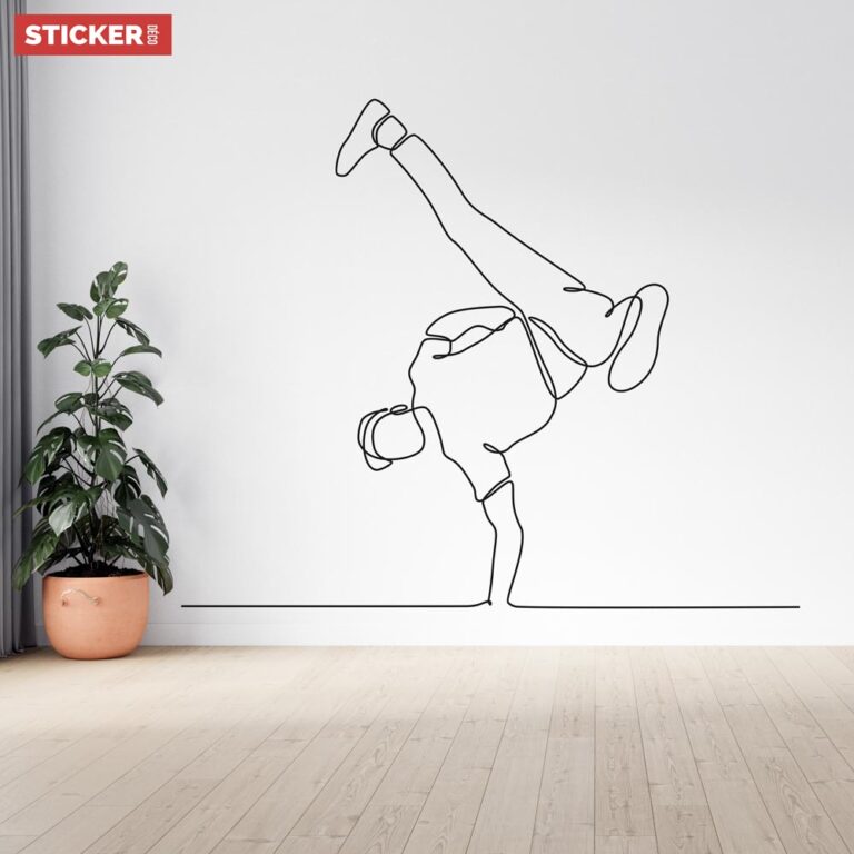 Sticker Breakdance - Stickers Danse | Stickerdeco.fr