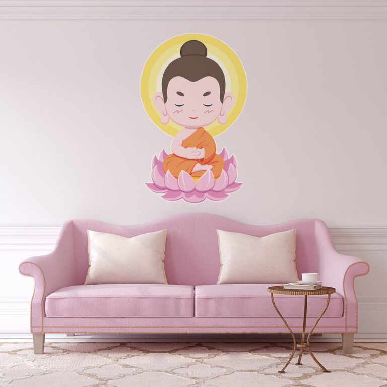 Sticker Buddha Zen - Stickers Orientaux | Stickerdeco.fr