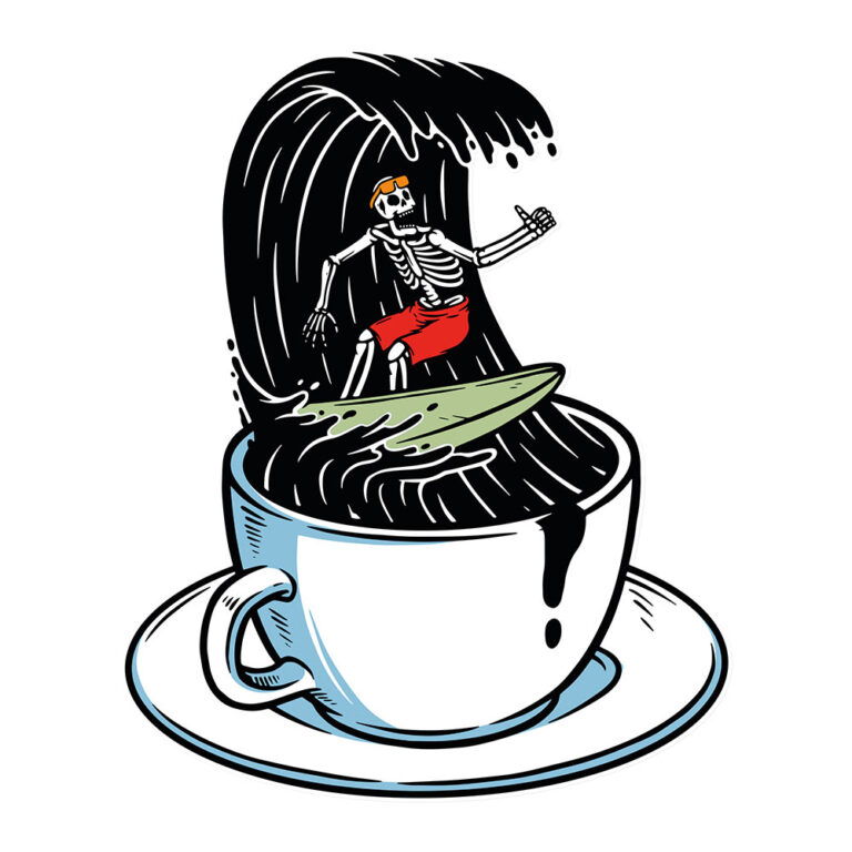 Sticker Tourbillon Gourmand Doodle | Cuisines | Stickerdeco.fr