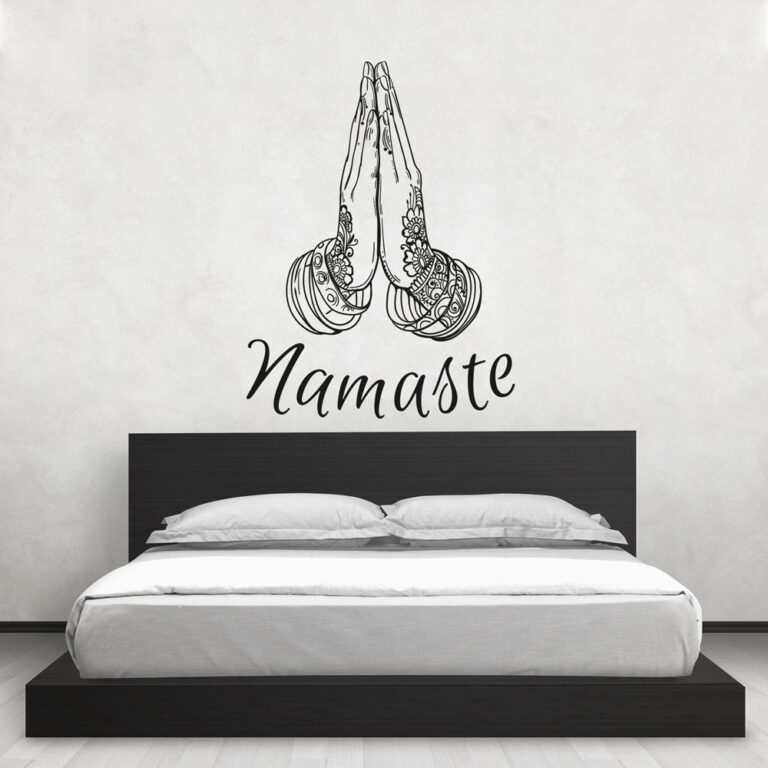Sticker Namaste | Stickers Zen | Stickerdeco.fr