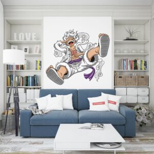 Sticker Luffy Gear 5 One Piece | Autocollant Manga