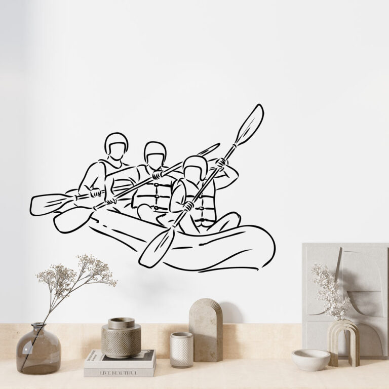 Sticker Canoë Rafting | Stickers Sports | Stickerdeco.fr