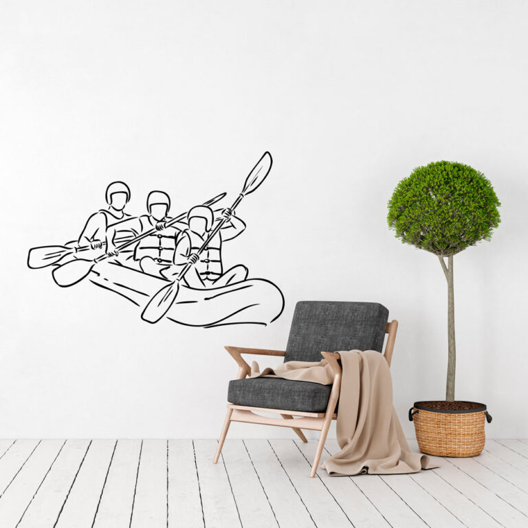 Sticker Canoë Rafting | Stickers Sports | Stickerdeco.fr