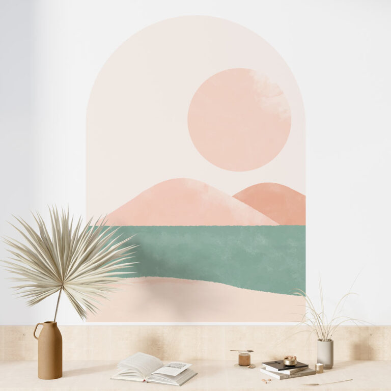 Sticker Arche Horizon Pastel | Sticker Deco | StickerDeco.fr