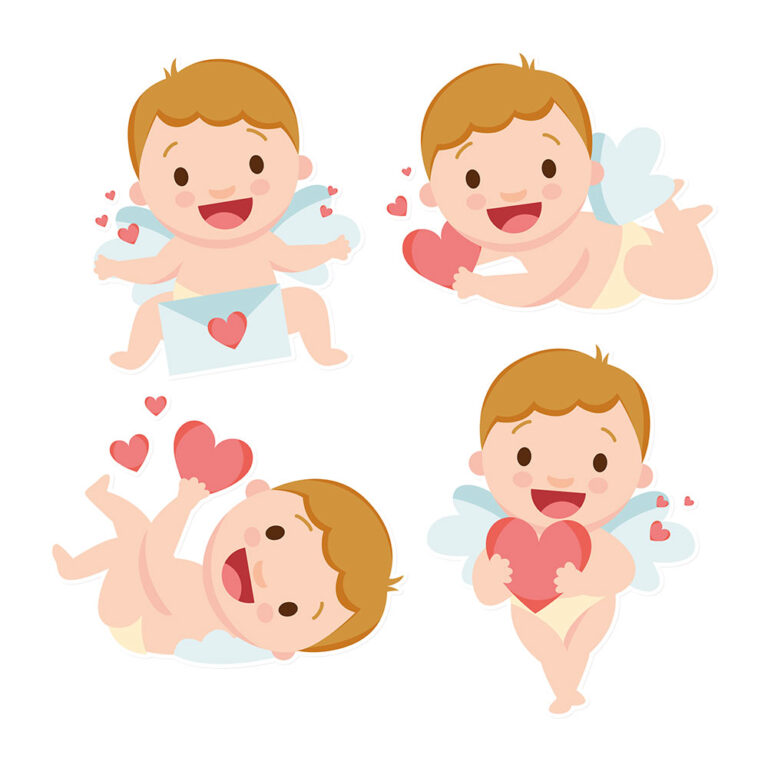 Sticker Douceur Angélique Amour | Stickers Amour | Stickerdeco.fr