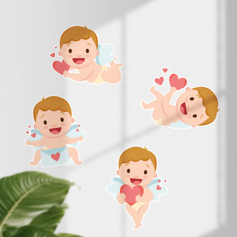 Sticker Douceur Angélique Amour | Stickers Amour | Stickerdeco.fr