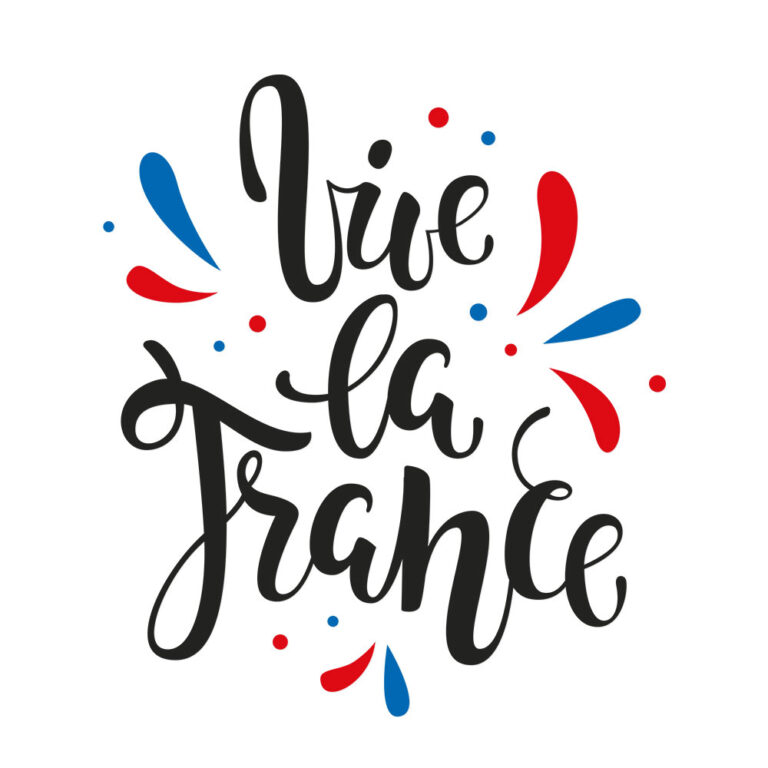 Sticker Citation Vive La France | Stickers Citations | Stickerdeco.fr