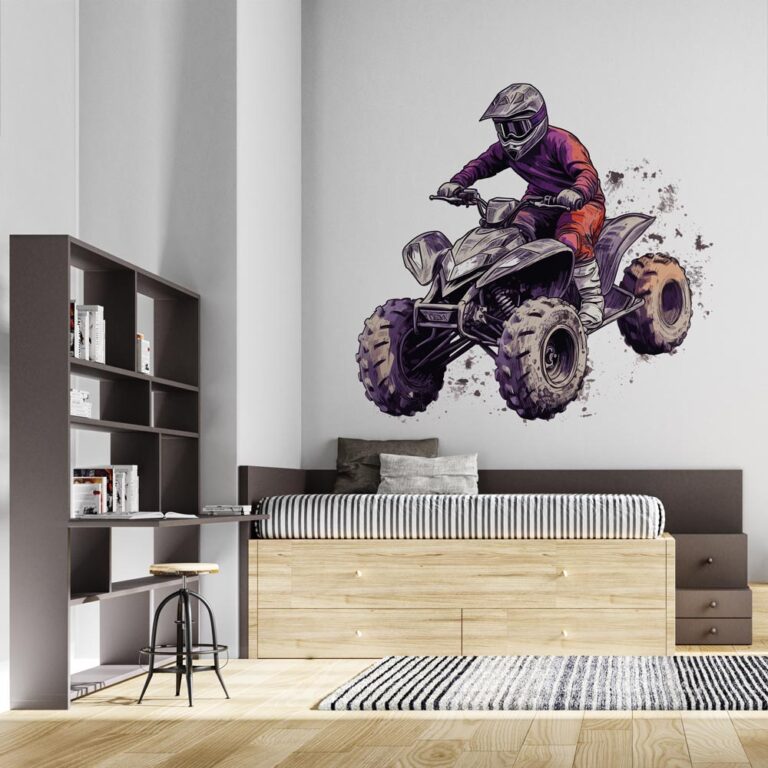 Sticker Conquête Quad Sauvage | Sticker Quad | StickerDeco.fr
