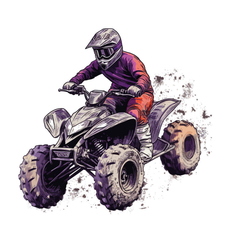 Sticker Conquête Quad Sauvage | Sticker Quad | StickerDeco.fr