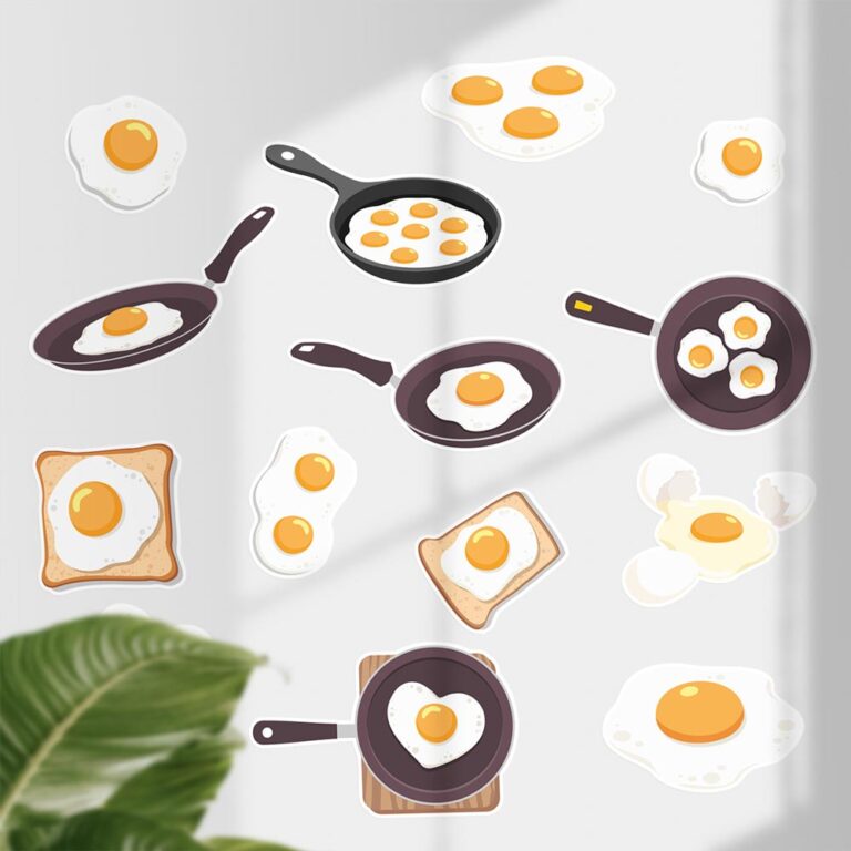 Sticker Egg Lovers | Stickers Cuisines | Stickerdeco.fr