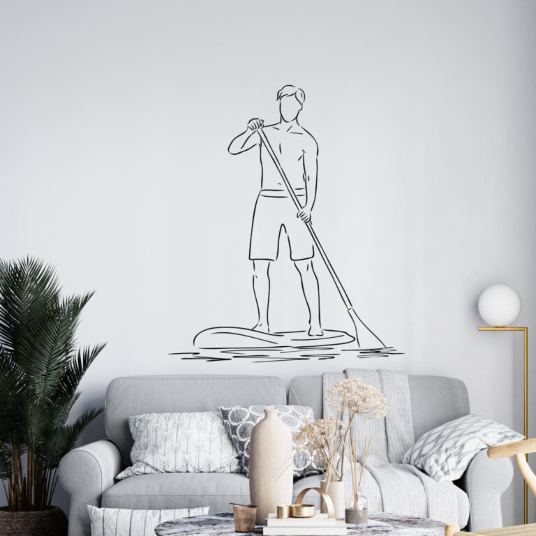 Sticker Équilibre Paddle Zen | Stickers Paddle | Stickerdeco.fr