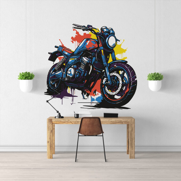 Sticker Graffiti Moto Urbaine | Stickers Moto | StickerDeco.fr