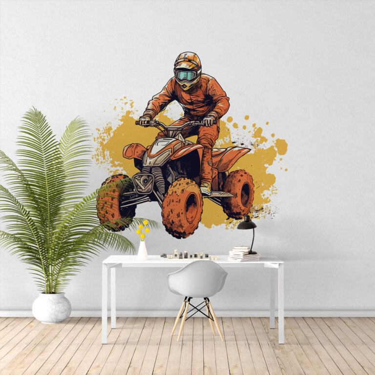 Sticker Quad Aventure Solaire | Sticker Quad | StickerDeco.fr