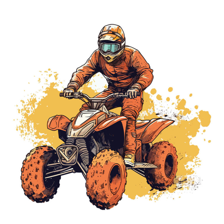 Sticker Quad Aventure Solaire | Sticker Quad | StickerDeco.fr