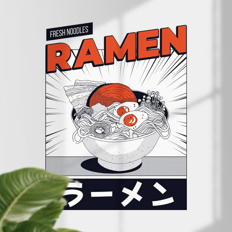 Sticker Ramen Fresh Noodles | Stickers Cuisines | Stickerdeco.fr